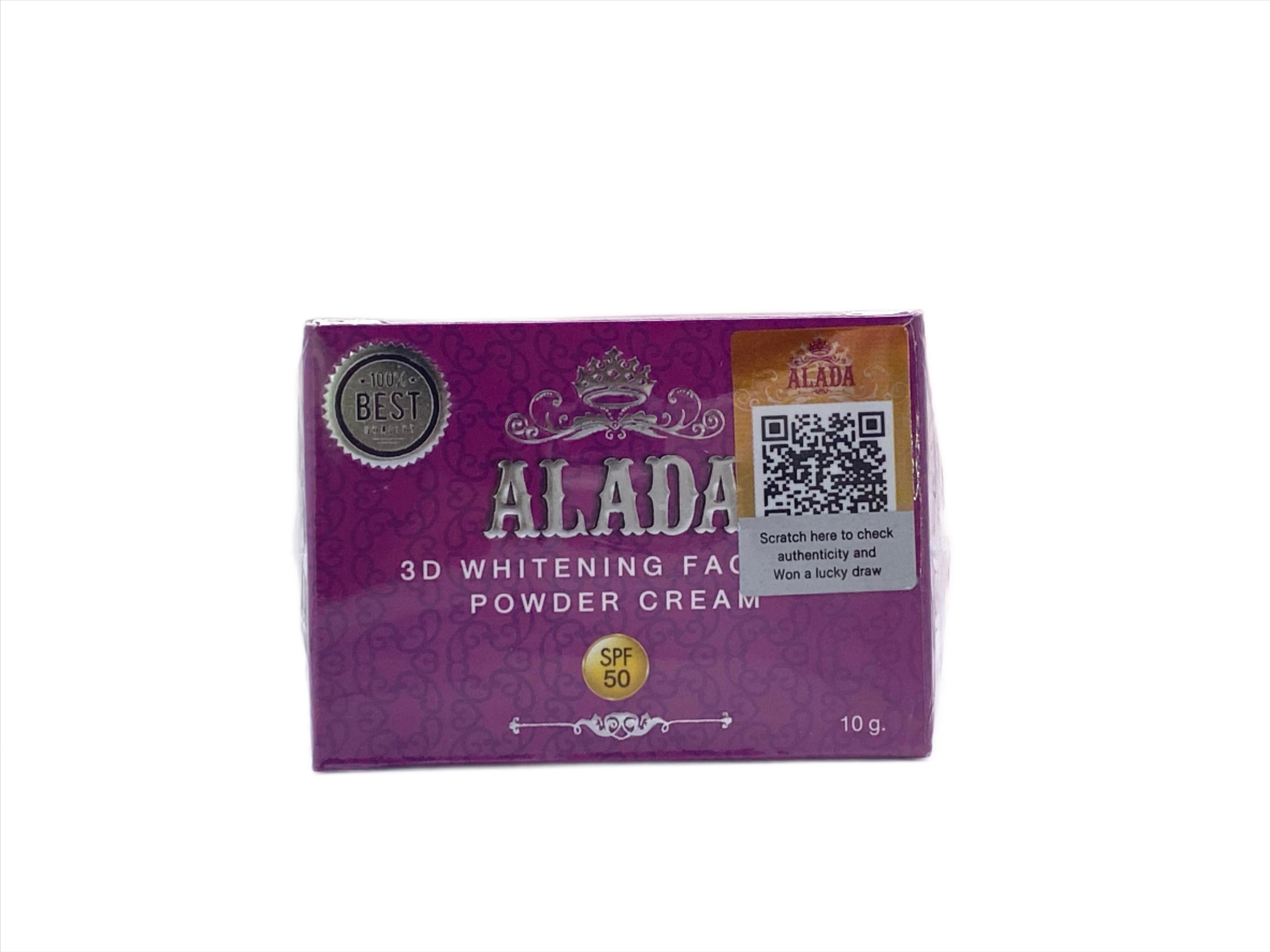Alada 3D Whitening Facial Powder Cream 10g SPF50 – Jane's Skin Essentials